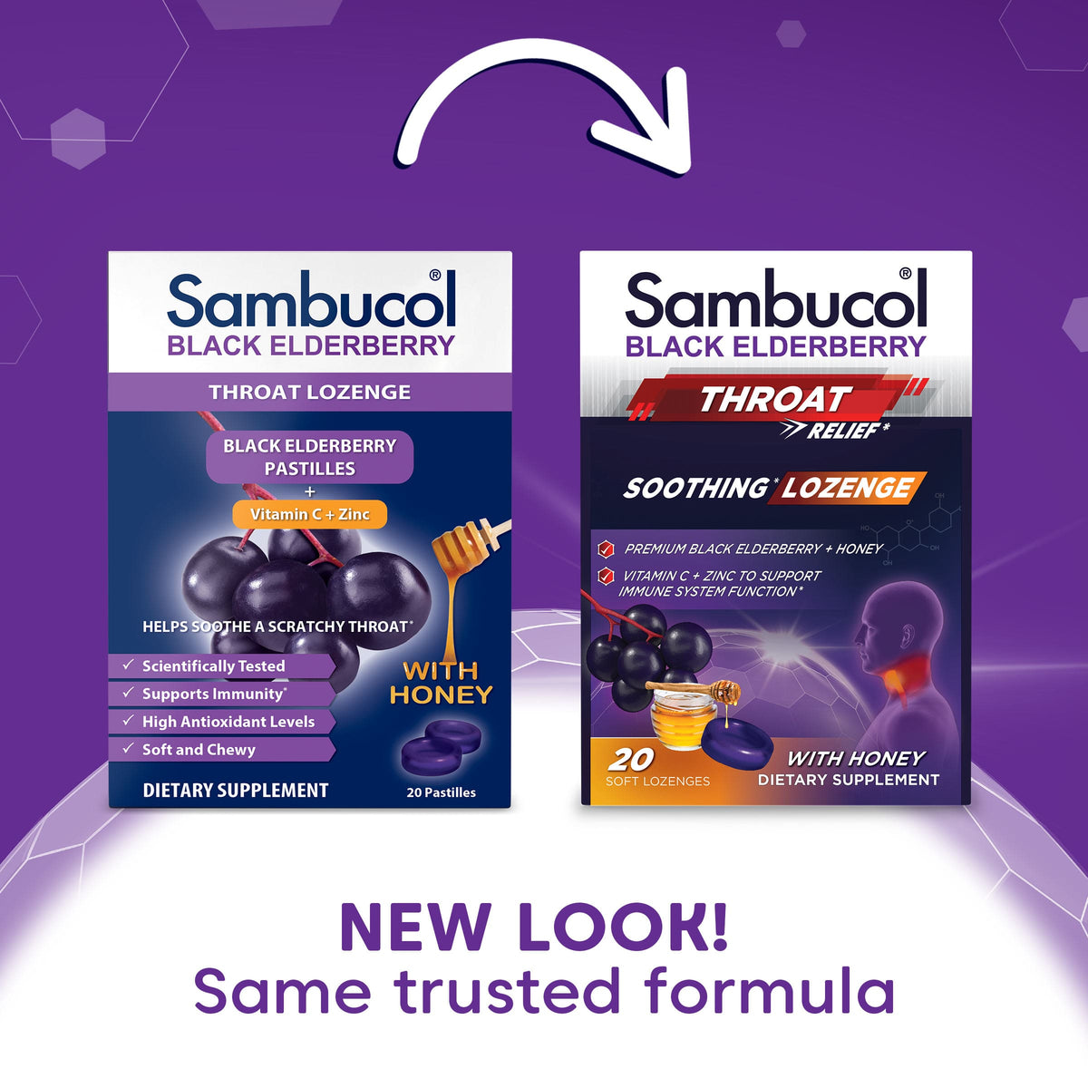 Black Elderberry Throat Lozenge – Sambucol USA